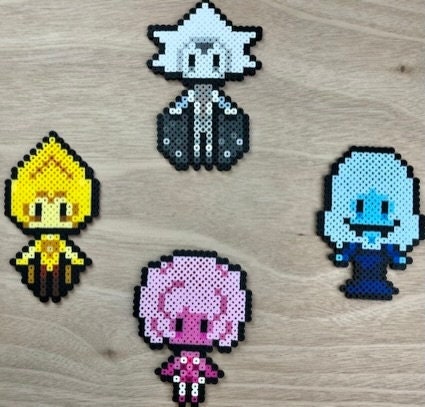 Steven Universe the Diamonds Perlers (magnet Optional) - Etsy