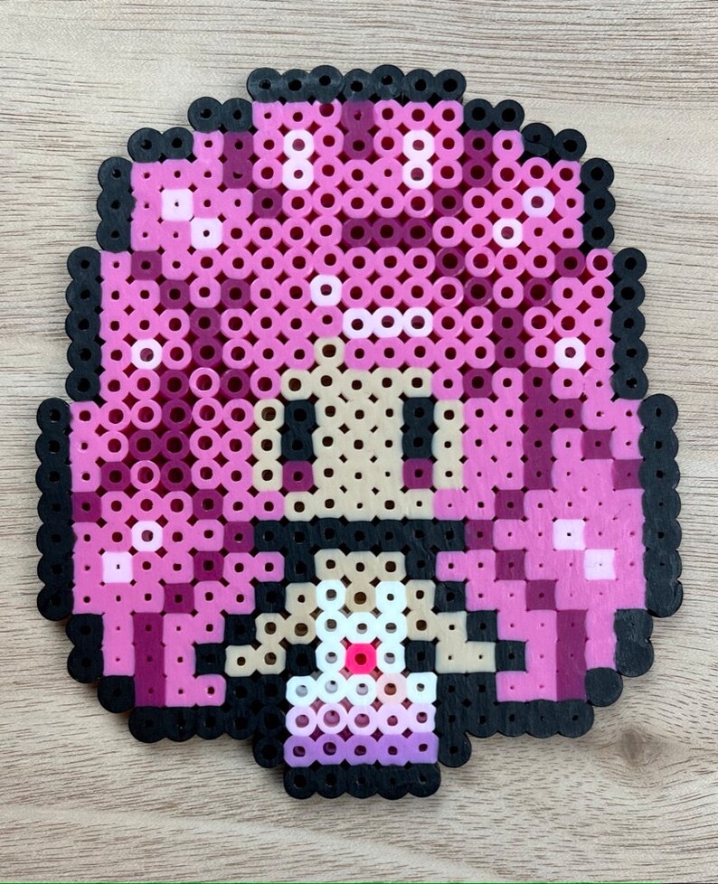 Rose Quartz Perler Set (magnet Optional) - Etsy