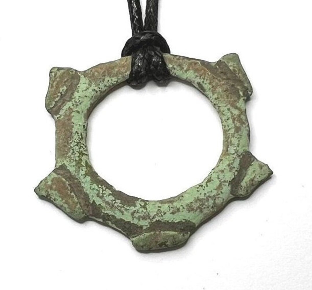 Ancient Celtic Large Ring Money Pendant / Antique Druid Artifact ...