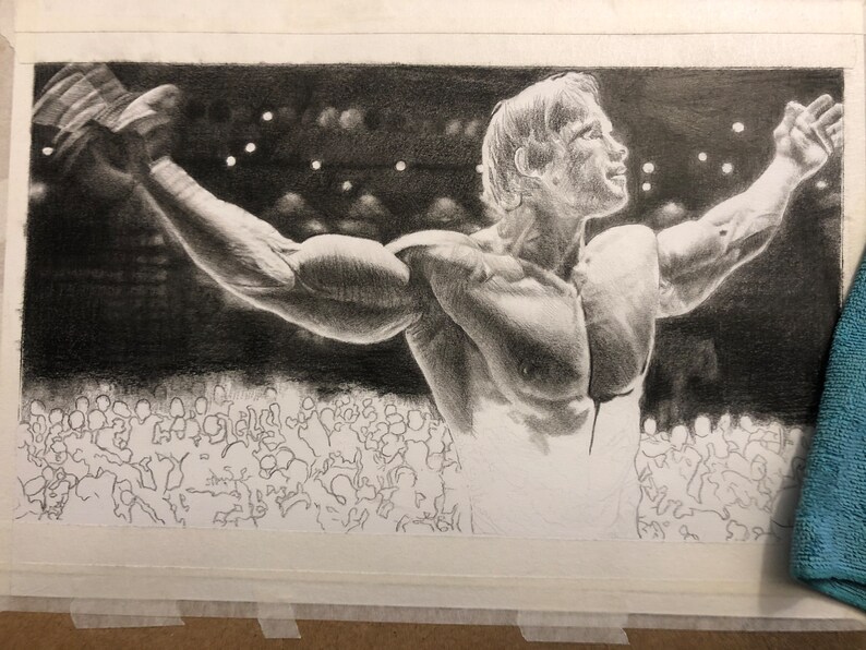 Arnold Schwarzenegger PENCIL DRAWING - Etsy