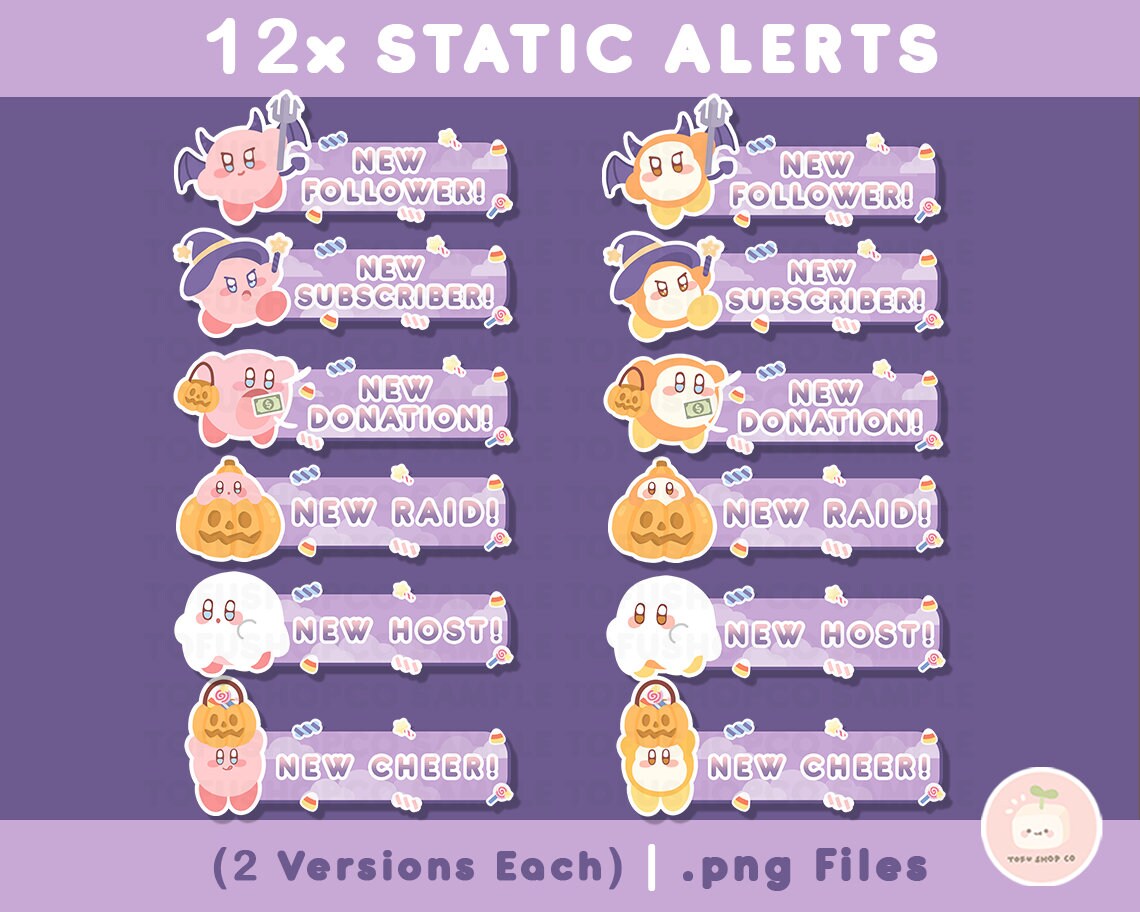 12x Twitch Halloween Cute Purple Poyo Stream Alerts Set - Etsy 12x Twitch Halloween Cute Purple Poyo Stream Alerts Set - Etsy