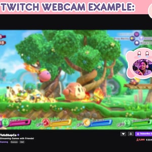 7x Twitch Webcam Frame Shape | 7 Colors | Stream Camera Overlay Border ...