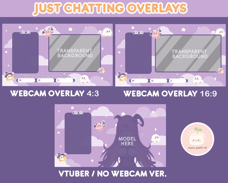 ANIMATED Twitch Halloween Cute Stream Bundle Package - Etsy