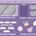 Purple Poyo Cute Halloween Twitch OVERLAY Set | Webcam | Vtuber Overlay ...