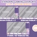 Purple Poyo Cute Halloween Twitch OVERLAY Set | Webcam | Vtuber Overlay ...