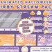 25x Twitch Halloween Cute Purple Poyo Stream Panels | Spooky Cat, Fall ...