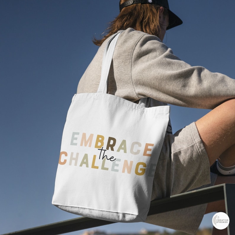Embrace the Challenge SVG PNG, Love Yourself Svg, Boho Inspirational ...