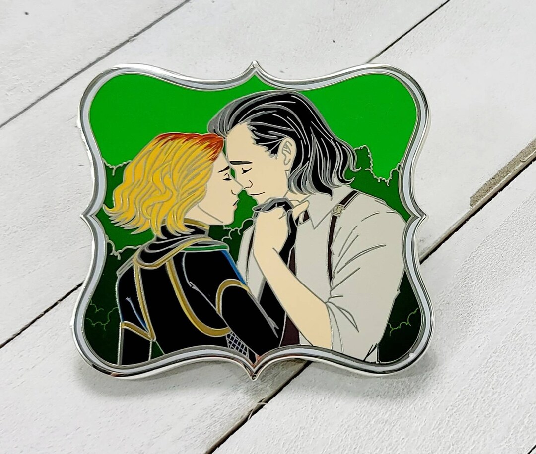 Loki and Sylvie Fantasy Pin, Loki Romance - Etsy