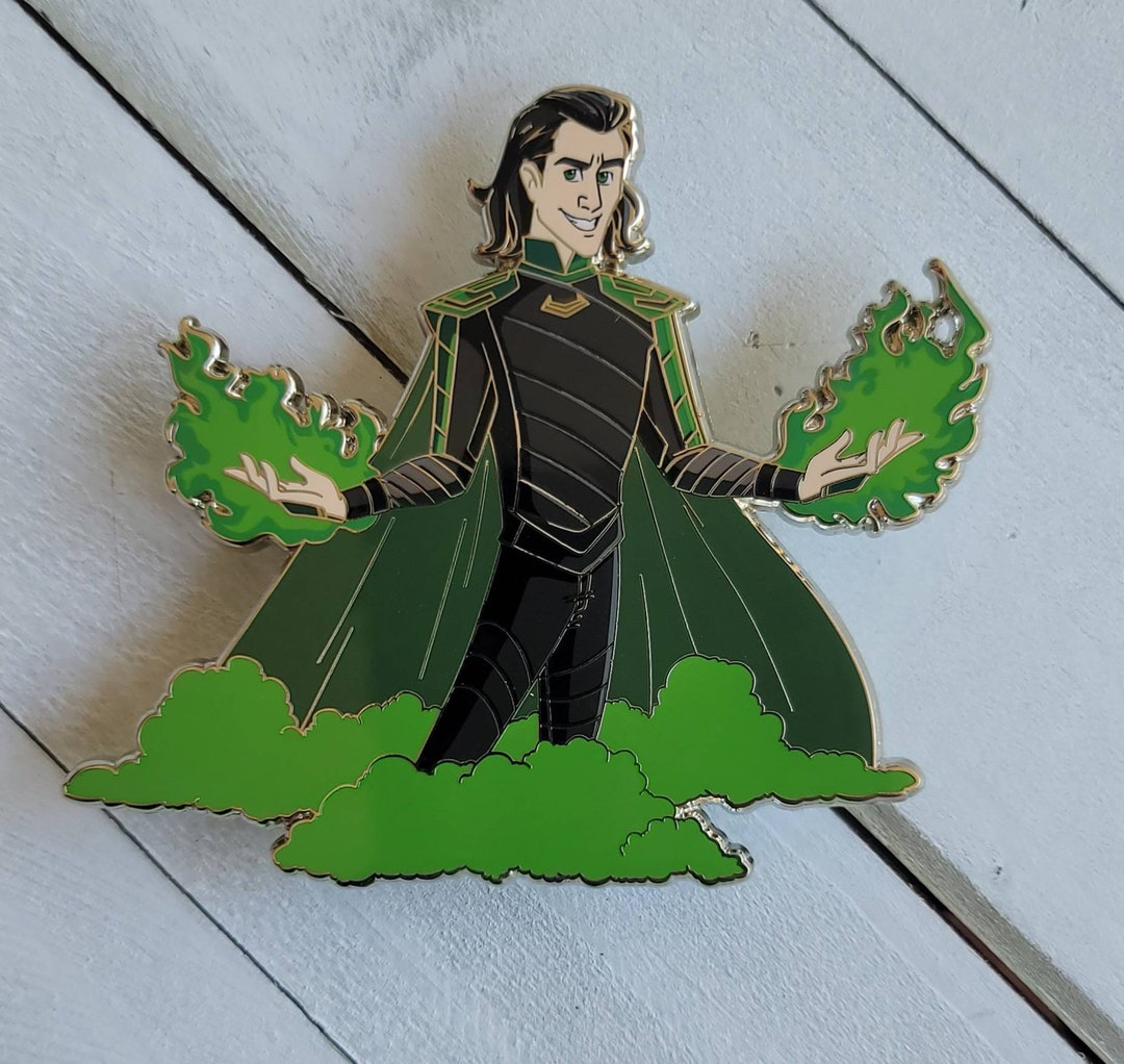 Loki Fantasy Pin, God of Mischief Pin, Marvels Pin B Grade - Etsy