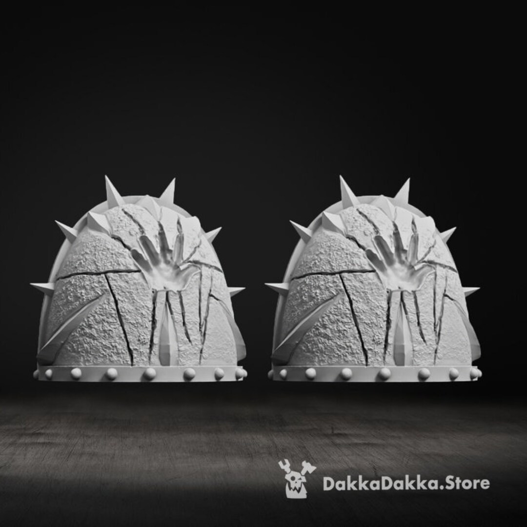 Cursed Hand Shoulder Pads Bits Für DA 40k - Etsy