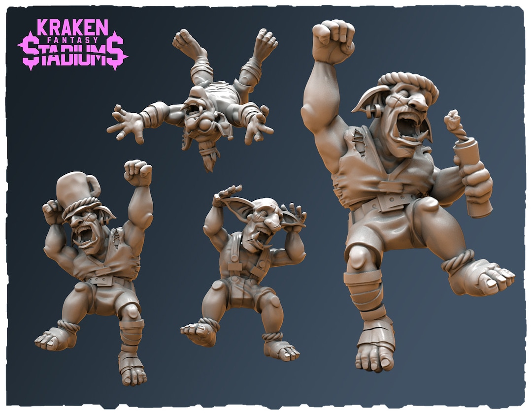 Fantasy Football Goblin Fans C für Tabletops, Rollenspiele und Sammler ...
