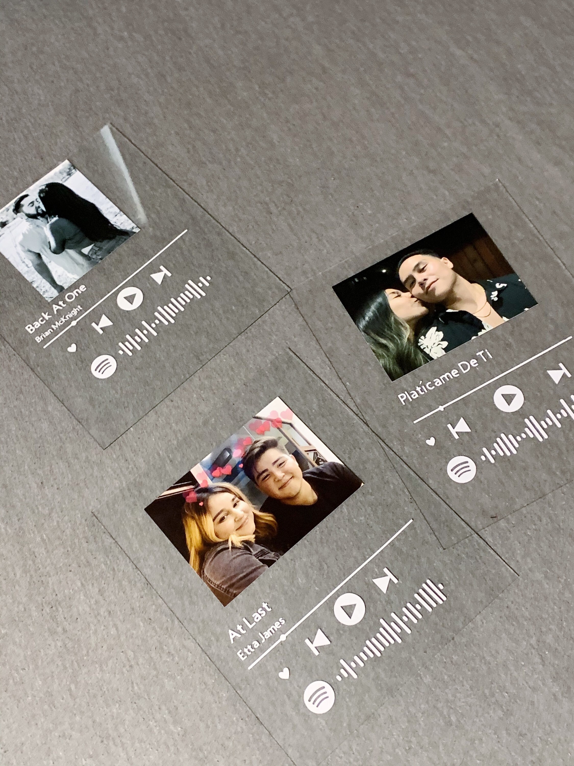 Glass Album Cover With Spotify Code - Etsy