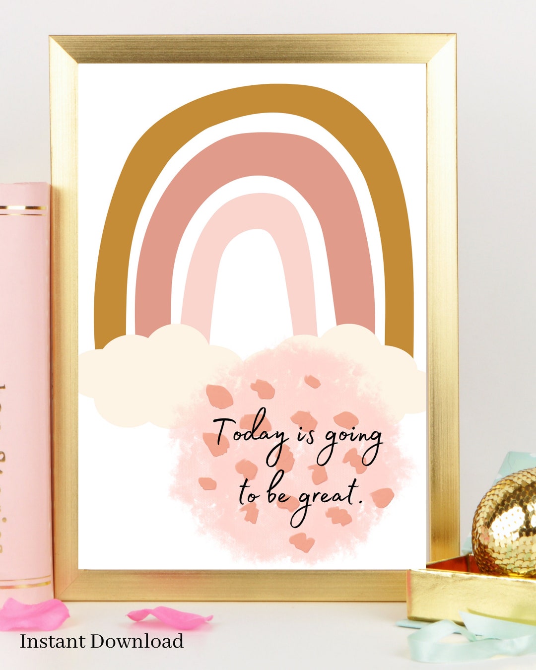 4 X 6 Great Day Rainbow Printable - Etsy