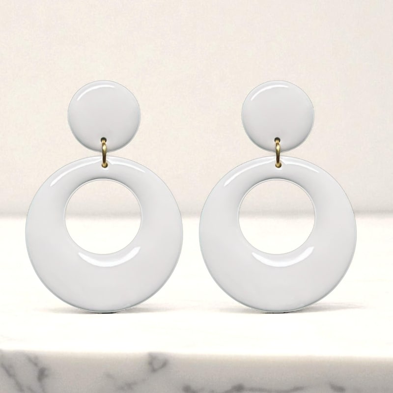 Earrings Clip on Clay - Etsy