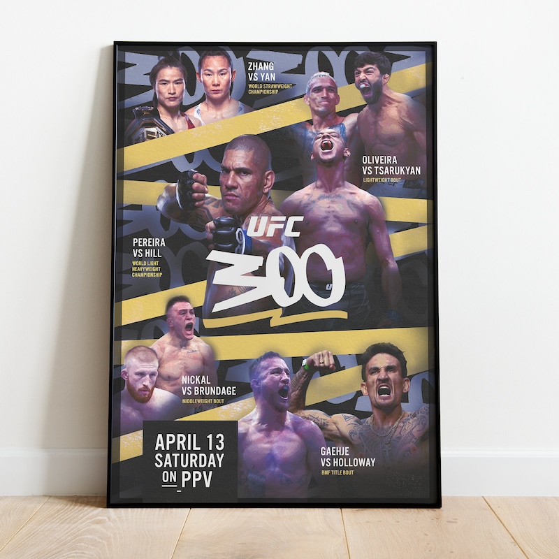 Ufc Wall Posters - Etsy