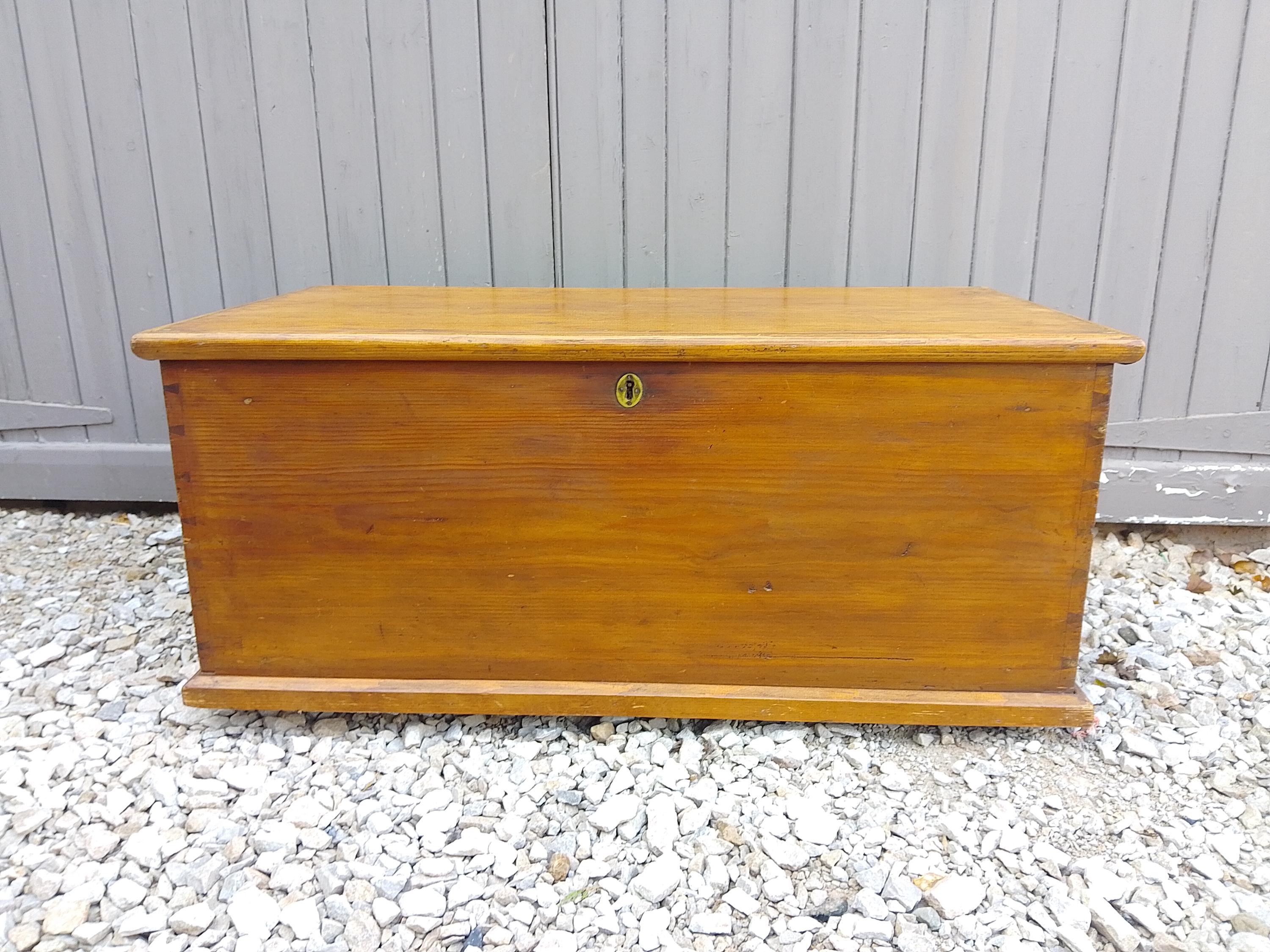 Victorian Antique Pine Blanket Box - Etsy UK