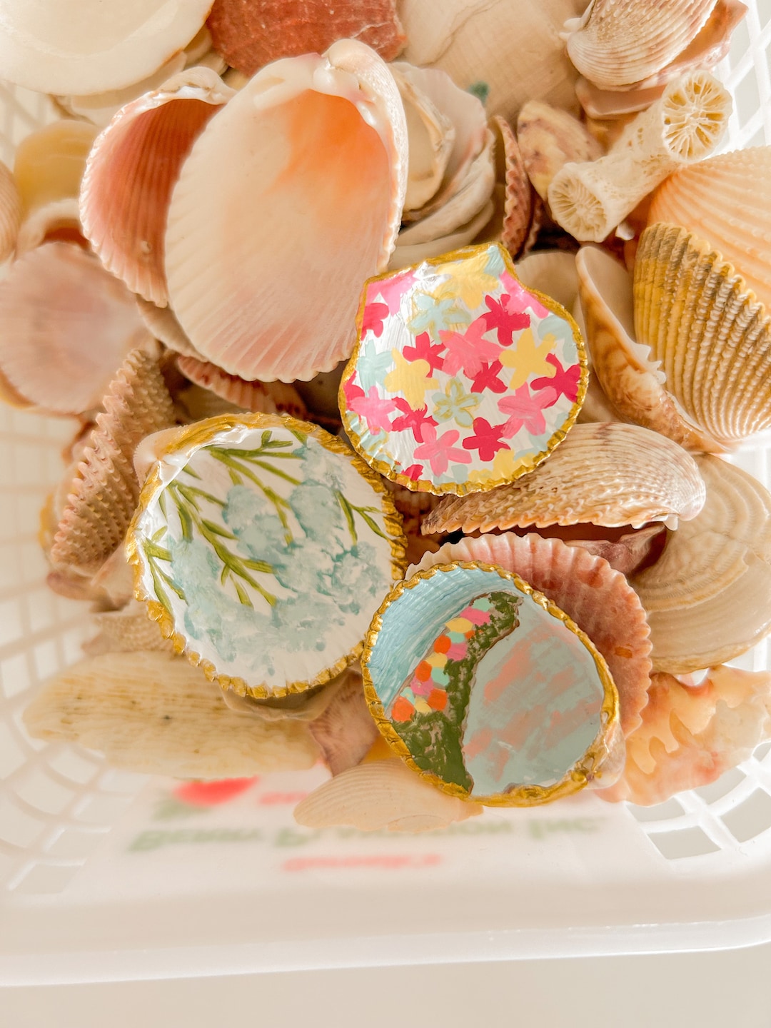 Hand Painted Custom Seashells, Seashells, Painted Shells, Jewelry ...