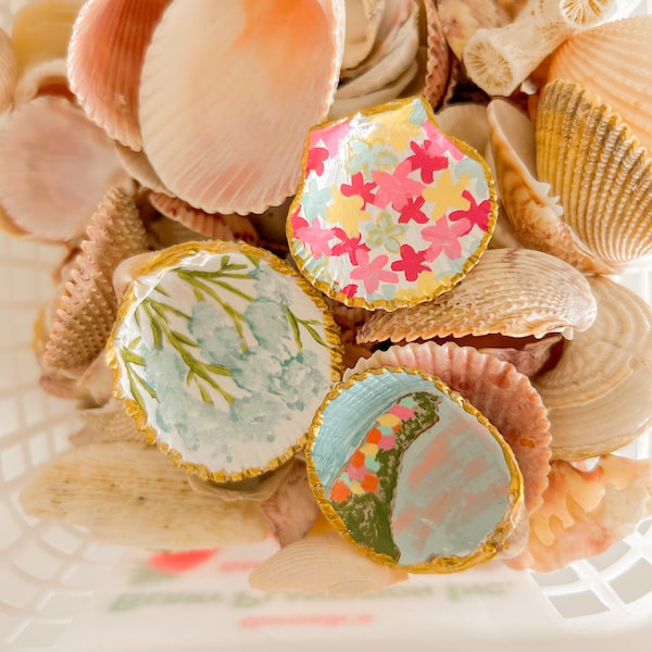 Painted Shells - Etsy