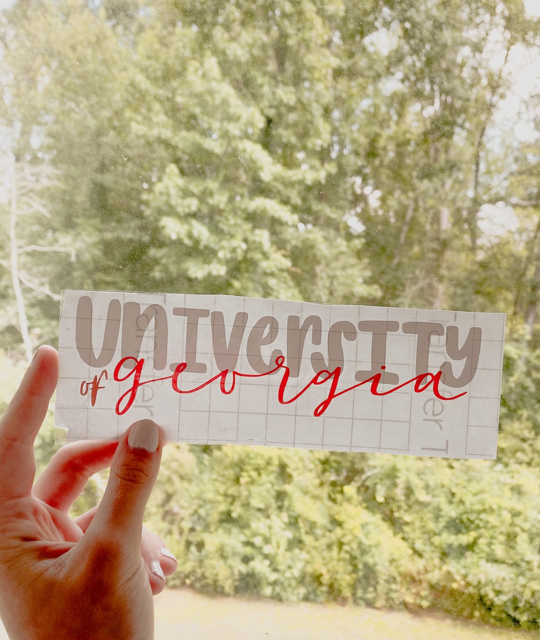 College Decal, Cute University Vinyl Decal, College Vinyl, Vinyl ...