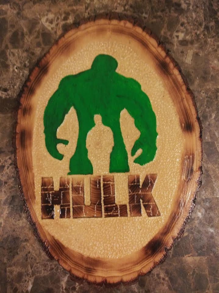 The Hulk With David Banner Silhouette - Etsy