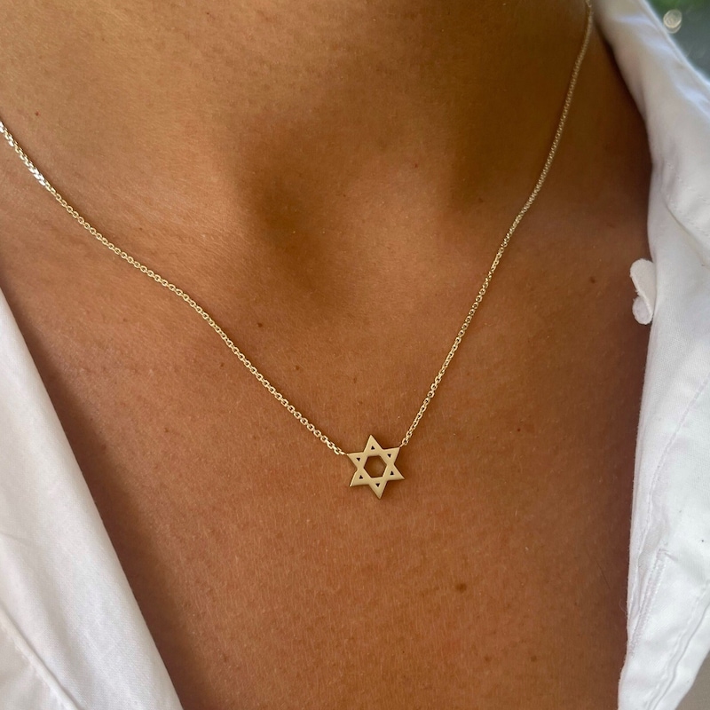 Jewish Star Necklace - Etsy