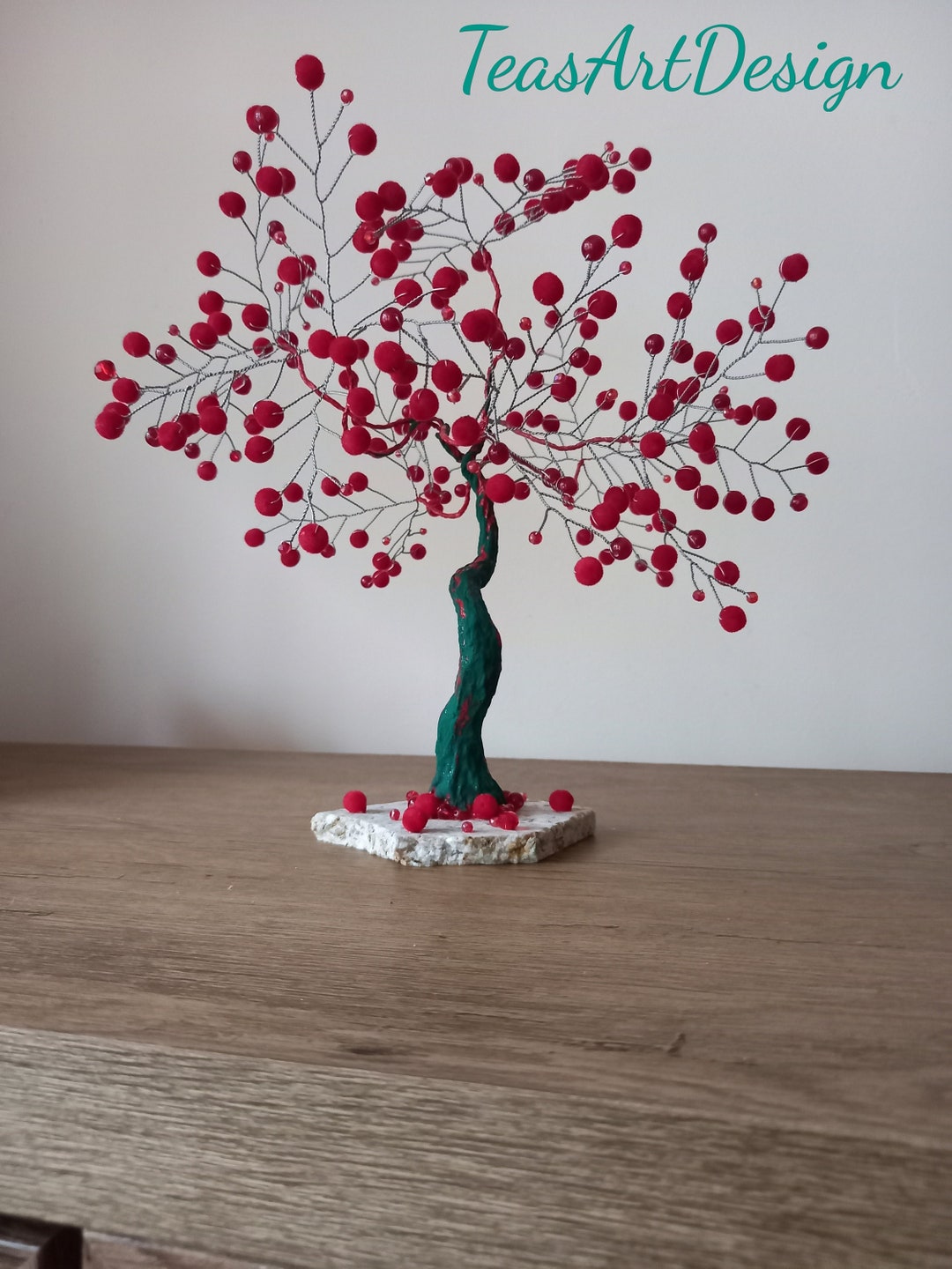 Wire Tree Sculpture, Wire Tree Statue, Wire Tree, Velvet Tree, One of a ...