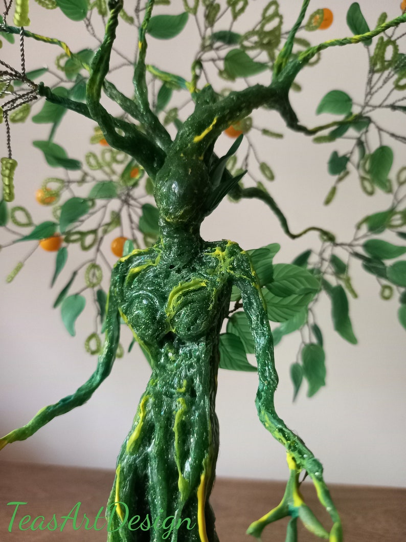 Forest Elf Tree Wire Sculpture Tree Wire Statue Forest - Etsy