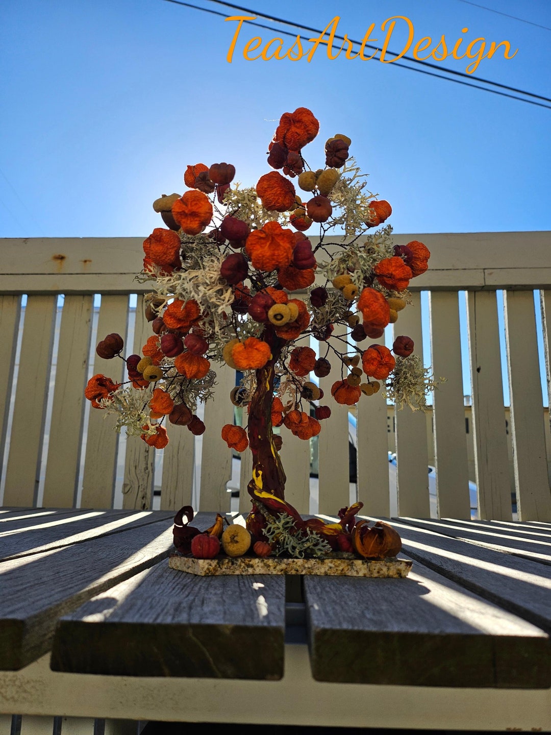 Halloween Tree, Pumpkin Tree, Witch Tree, Halloween Decoration, Wire ...