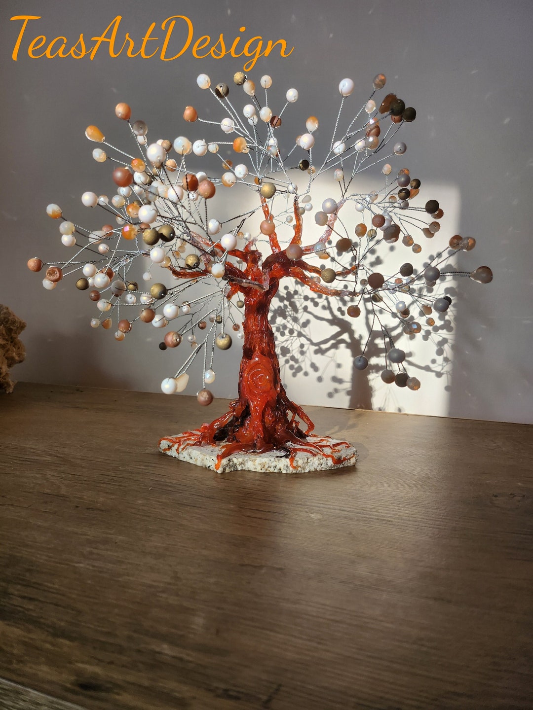 This One is Ready to Go Agate Drusa Tree, Wire Tree Sculpture, Wire ...