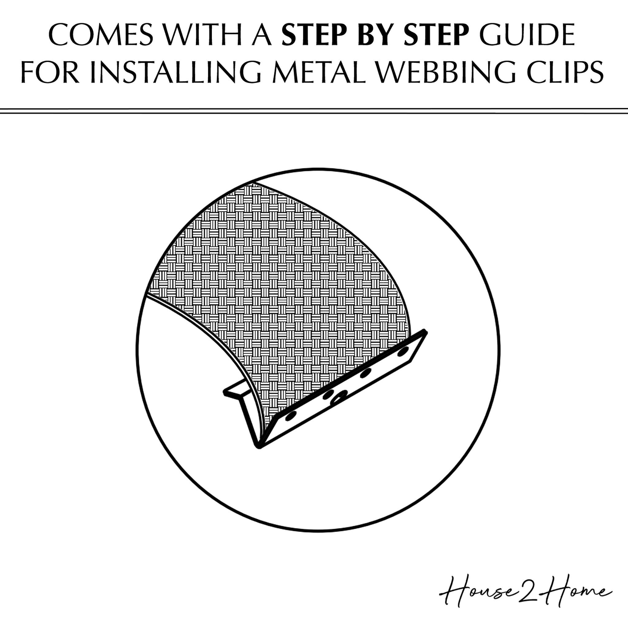 Metal Webbing Clips for Upholstery Repair Includes Instructions - Etsy UK