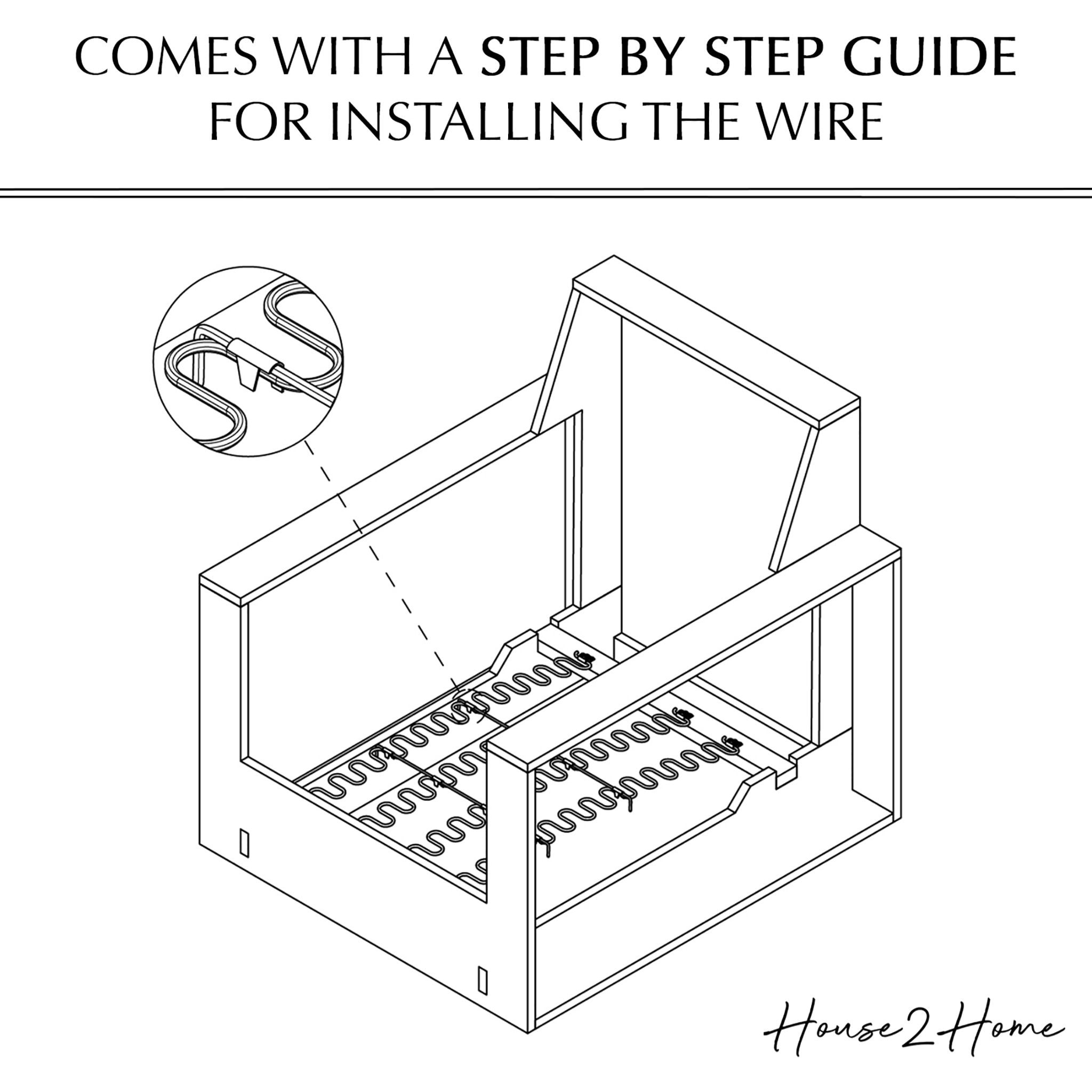 Upholstery Stay Wire for Stabilizing Furniture Springs 20ft | Etsy