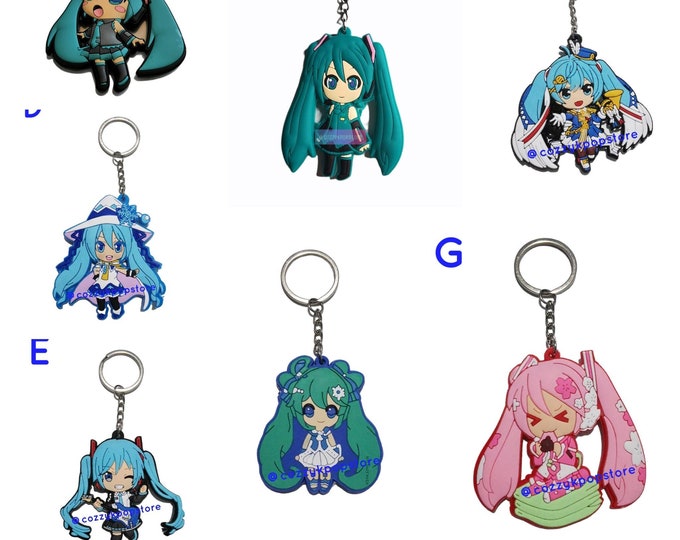 Hatsune Miku Leek Spin 3" Charm - Etsy