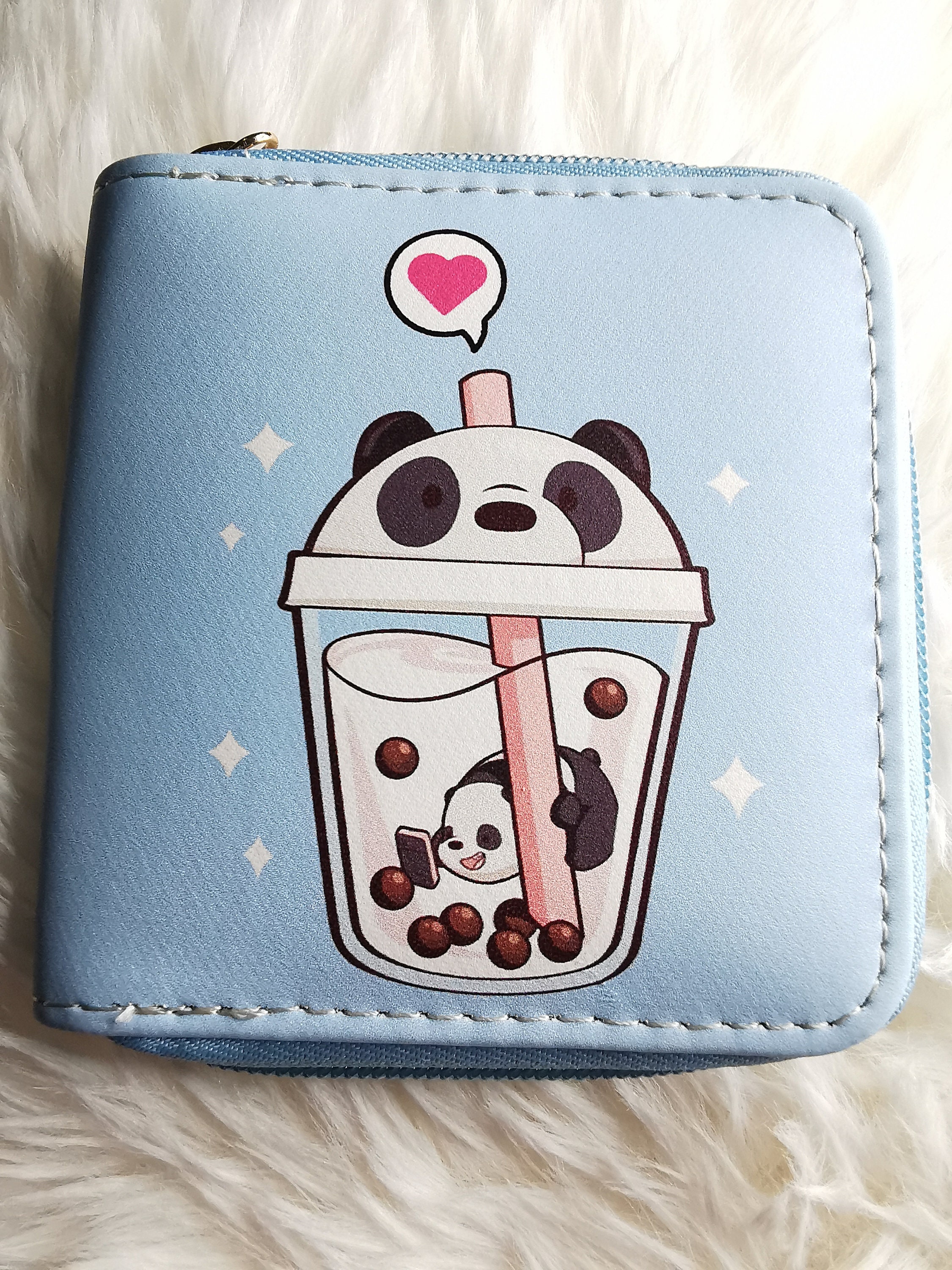 Boba Coin Purse Boba Wallet Bubble Tea Wallet Milk Tea Wallet Bobba ...
