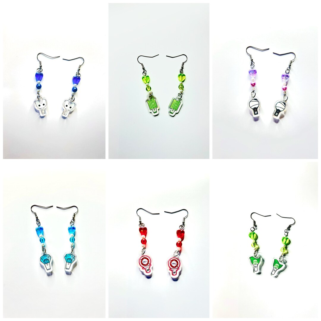 Stray Kids Earrings Seventeen Earrings Kpop Earrings Shinee NCT Got7 ...