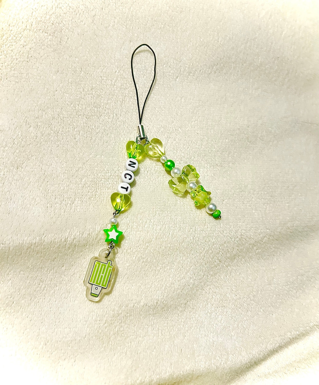 Nct Phone Charm Nct Phone Strap Nct Keychain Beaded Keychain Kpop Phone ...