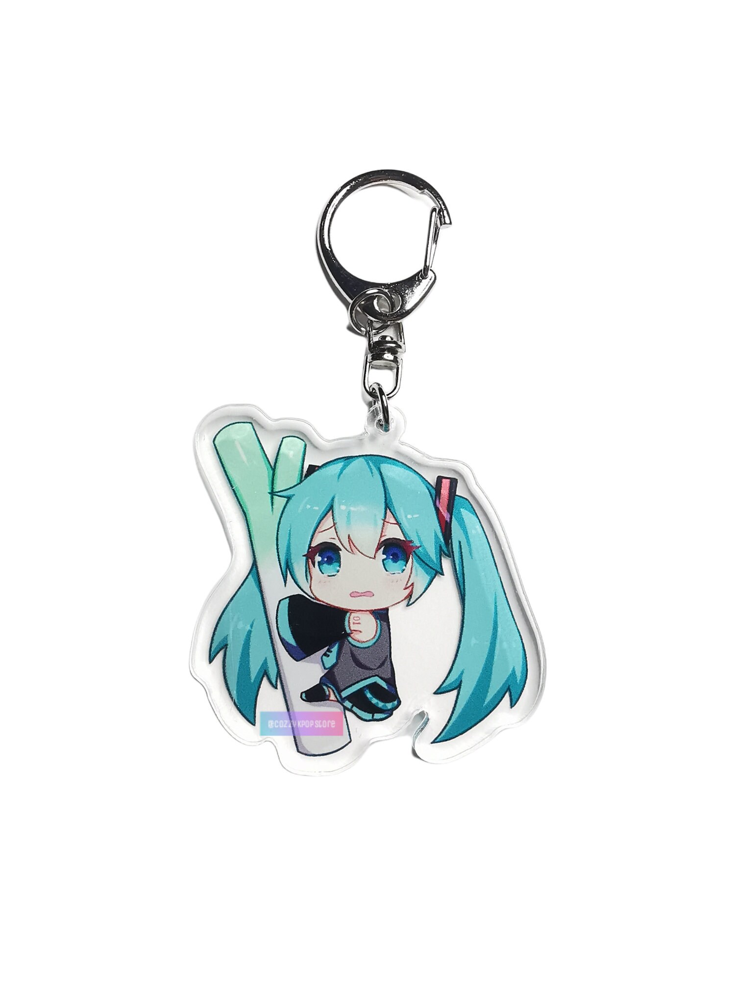 Hatsune Miku Keychain Keyring Anime Keychain | Etsy