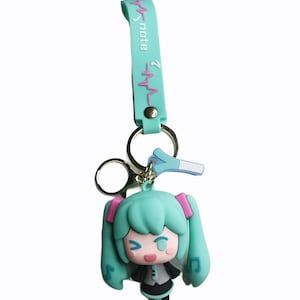 Hatsune Miku Keychain Miku Keyring - Etsy