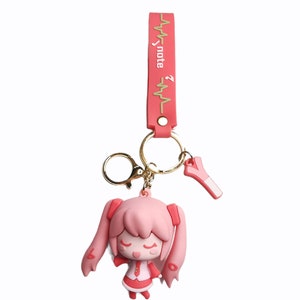 Hatsune Miku Keychain Miku Keyring - Etsy