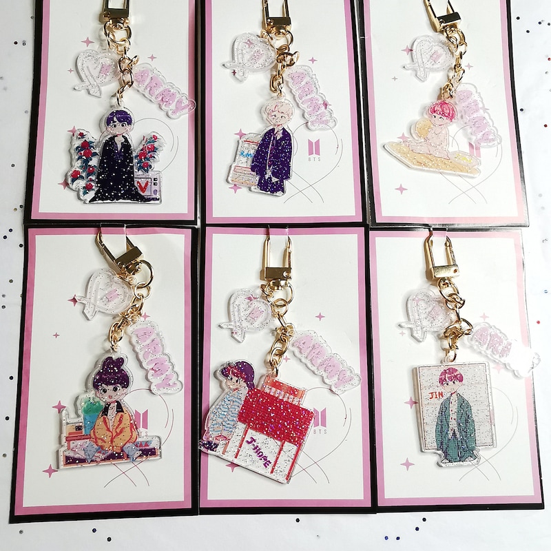 Bts Keychain - Etsy