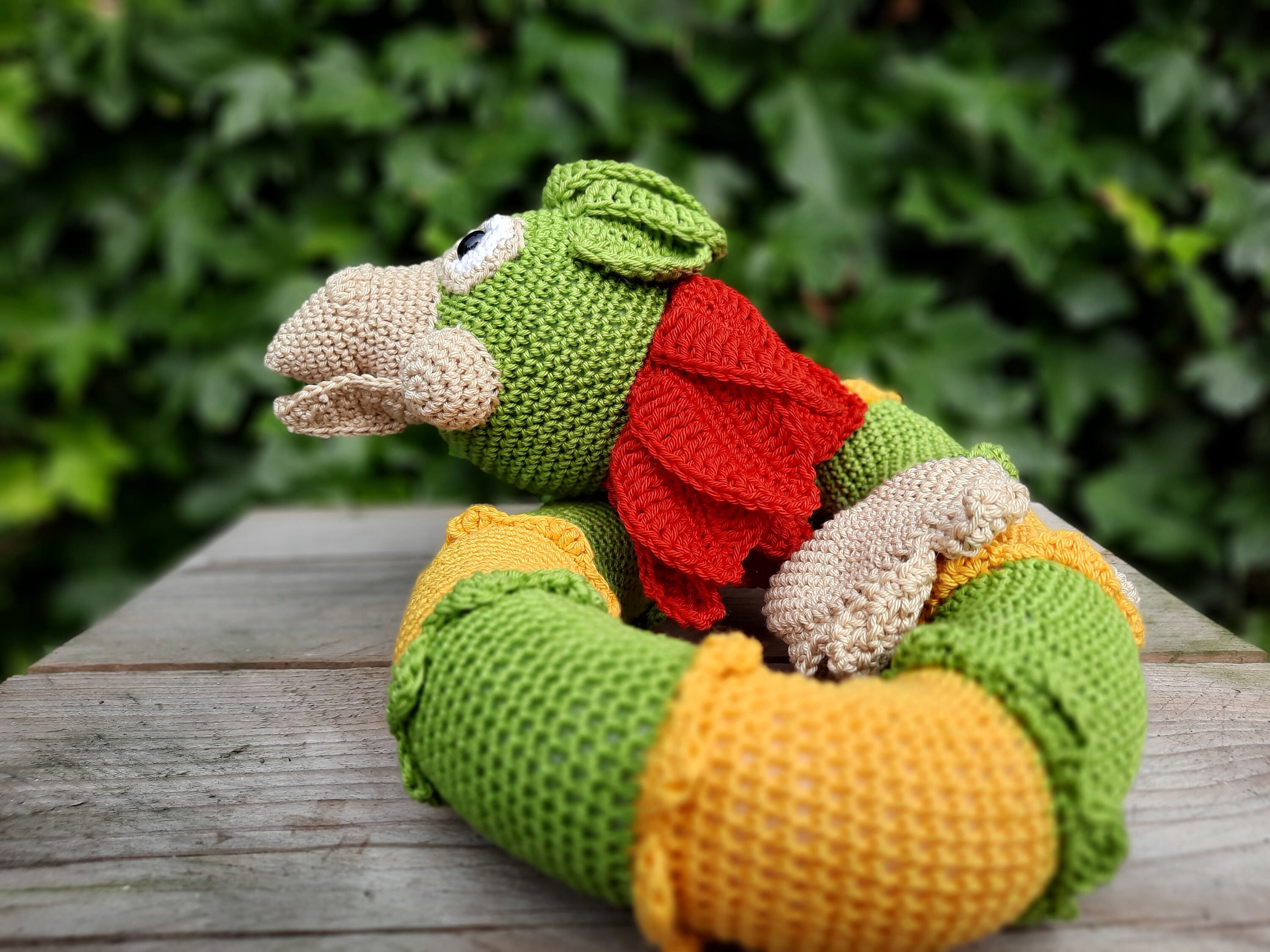 Ready Made Maya the Quetzal Dragon Stuffed Toy Crocheted Toy Fantasy ...