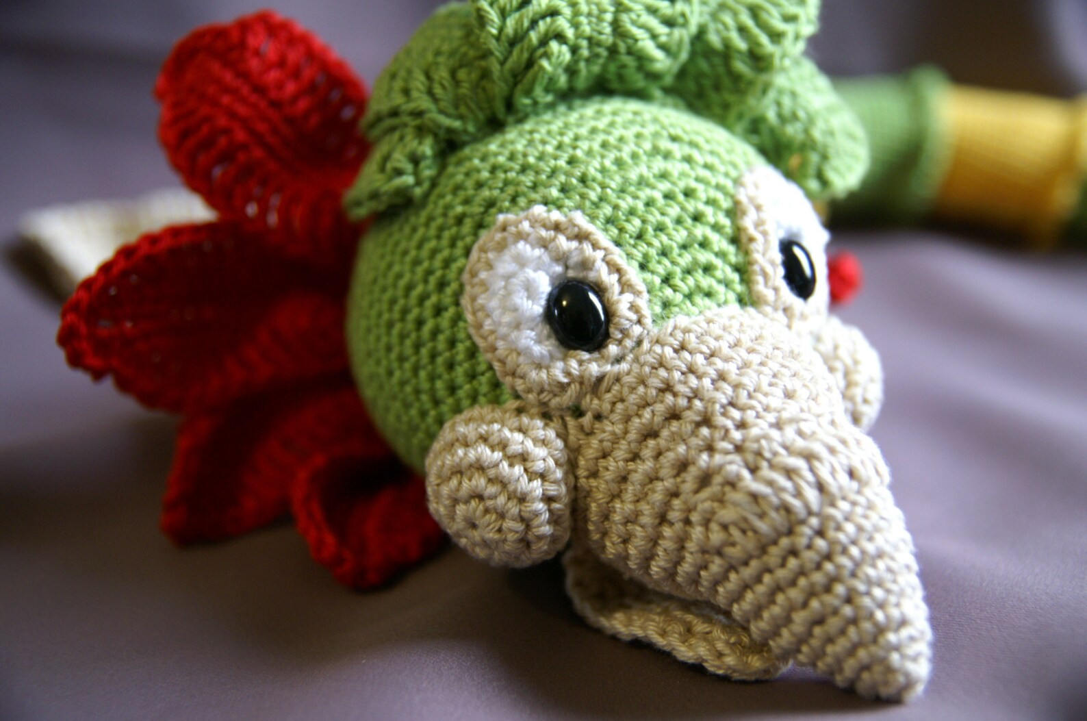 Ready Made Maya the Quetzal Dragon Stuffed Toy Crocheted Toy Fantasy ...