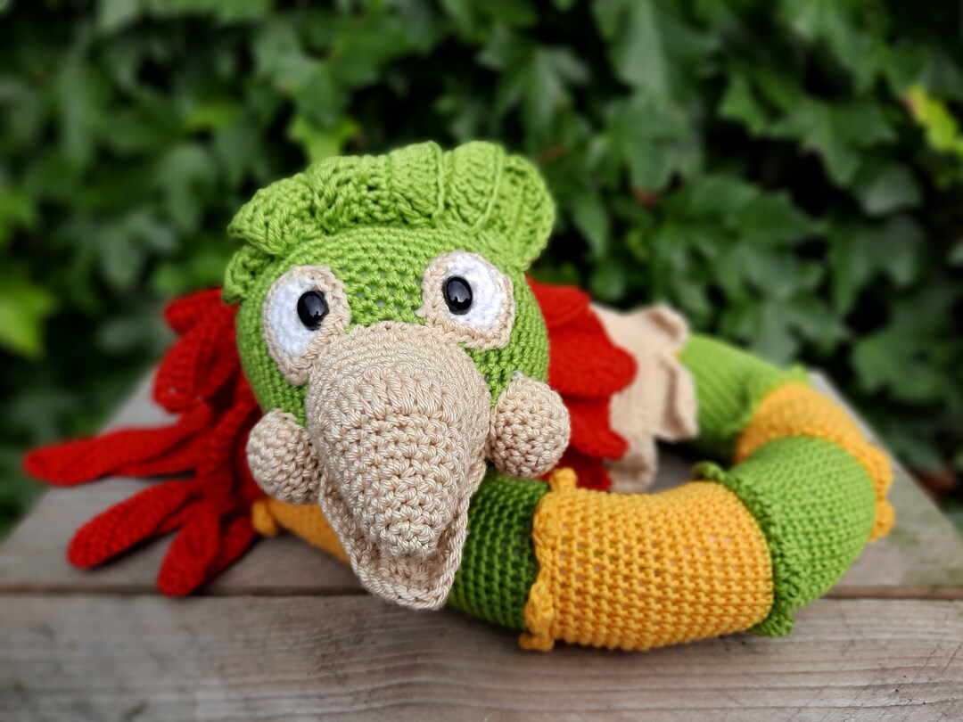 Ready Made Maya the Quetzal Dragon Stuffed Toy Crocheted Toy - Etsy