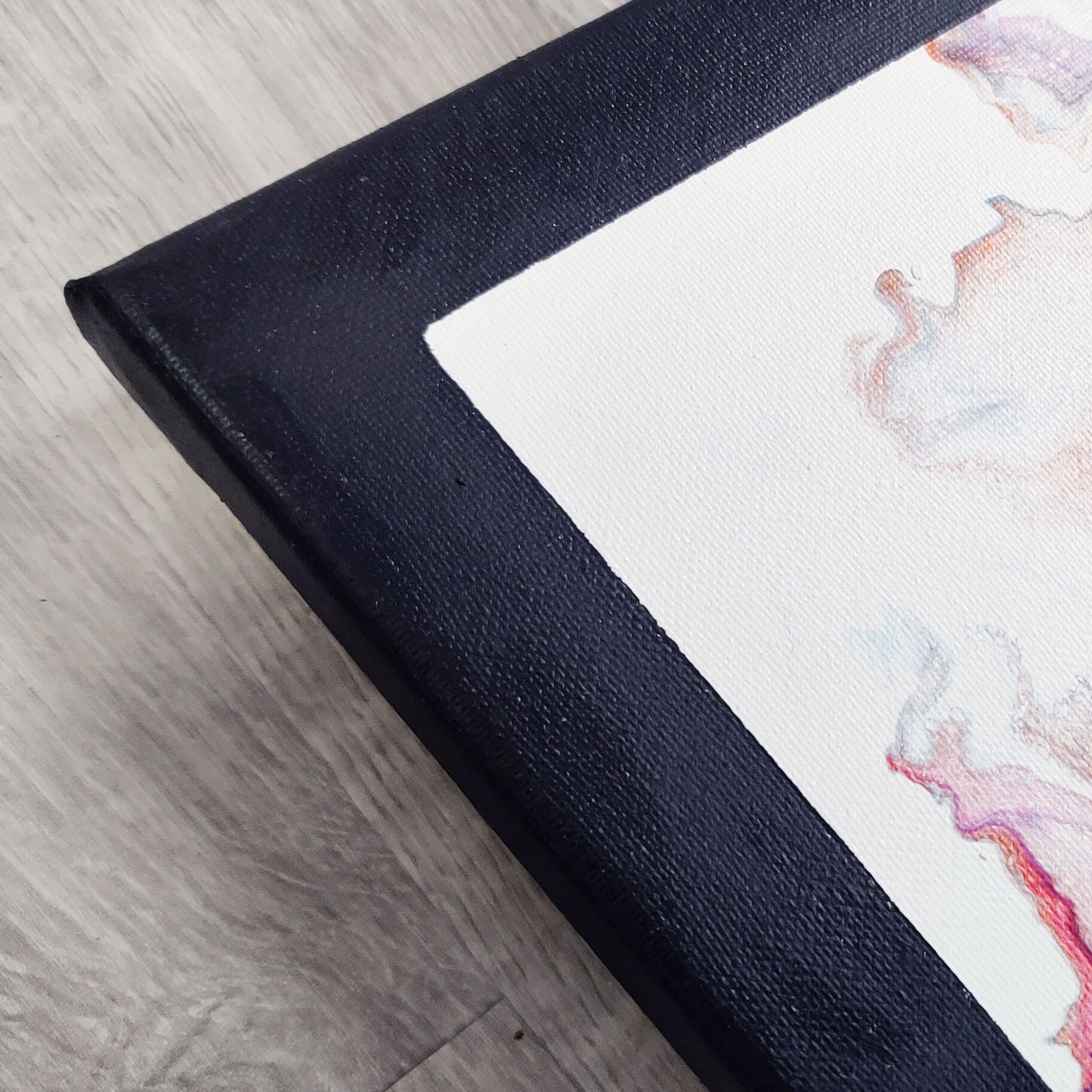 3D Border 4 Abstract Acrylic Painting Dutch Pour Fluid Art | Etsy