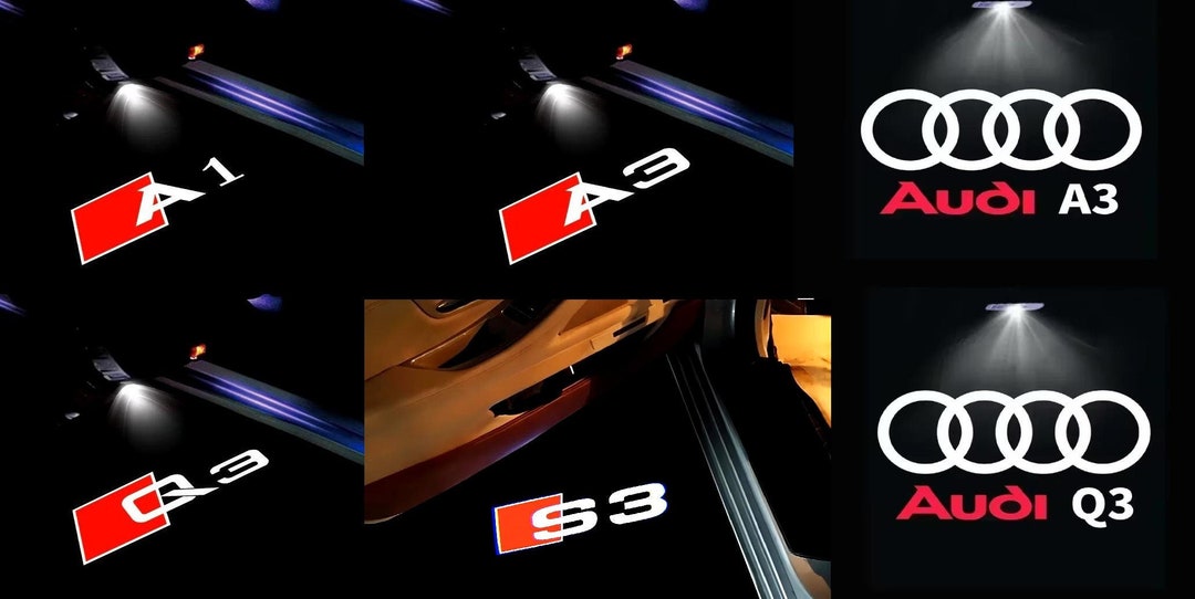 AUDI LED Door Puddle Light Welcome Light A1 A3 A4 A5 A6 A7 A8 Q3 Q5 Q7 ...