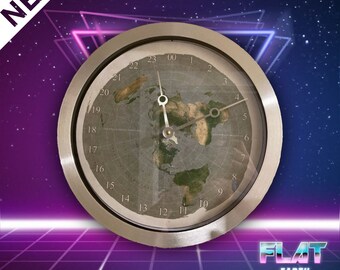 Flat Earth Clock - Etsy