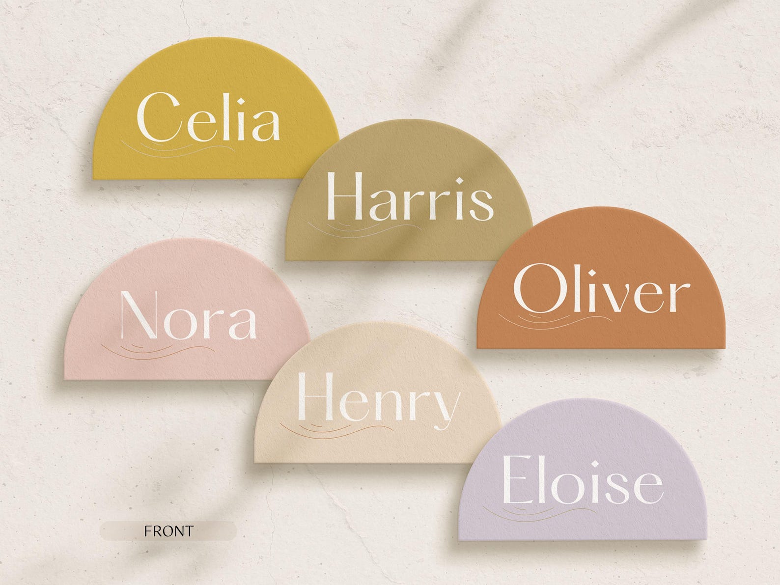 Wedding Place Card Template, Arch Wedding Name Card, Wedding Place ...
