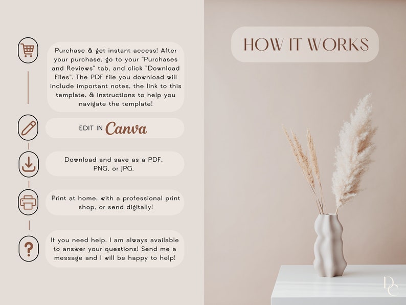 Wedding Attire Card Template | Wedding Color Palette Card | Wedding ...