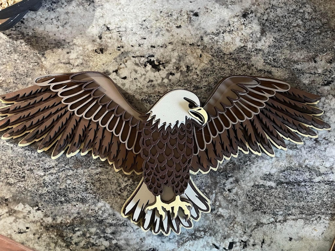 Wooden 10 Layer Eagle - Etsy