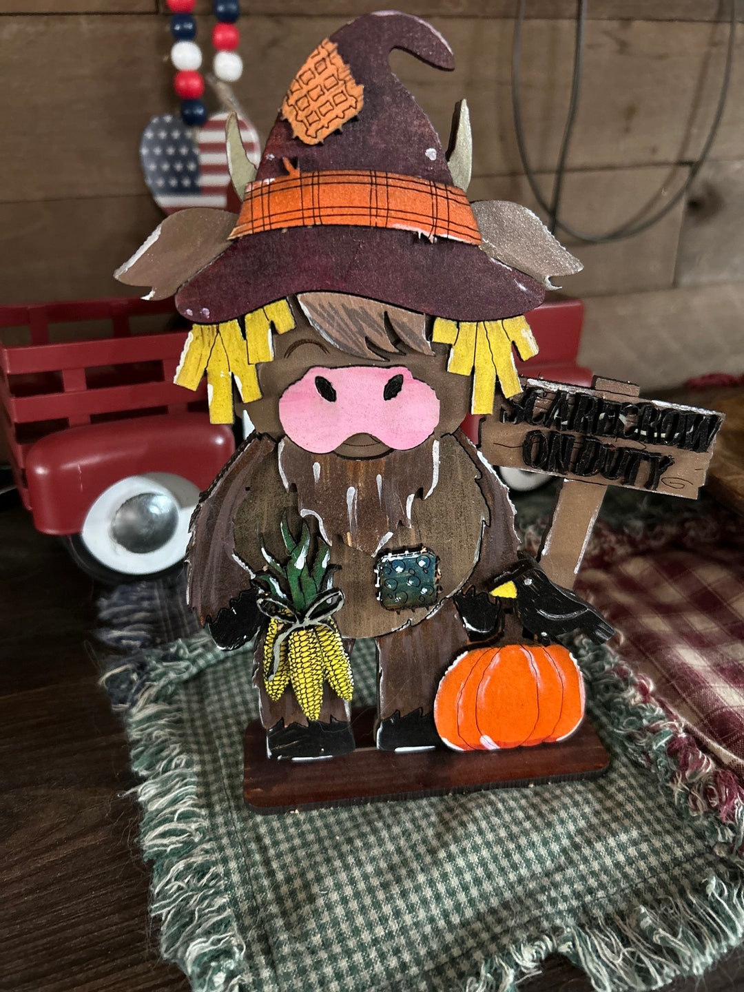 Highland Cow Stand up Shelf Sitter - Etsy