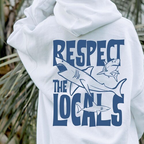 GREEN Respect the Locals Hoodie - Etsy